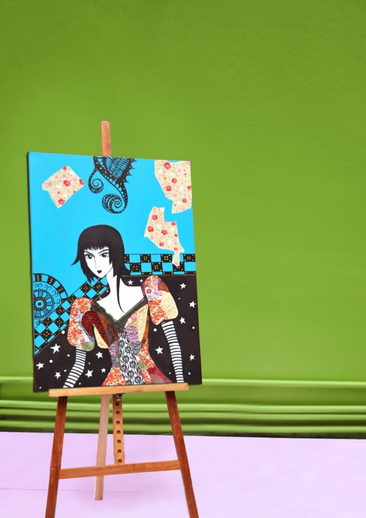 Anime Blue Sky | Geisha Pixie Art
