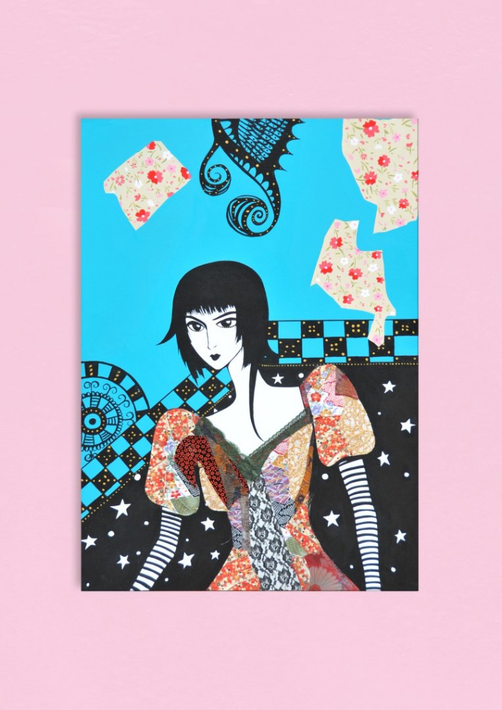 Anime Blue Sky | Geisha Pixie Art